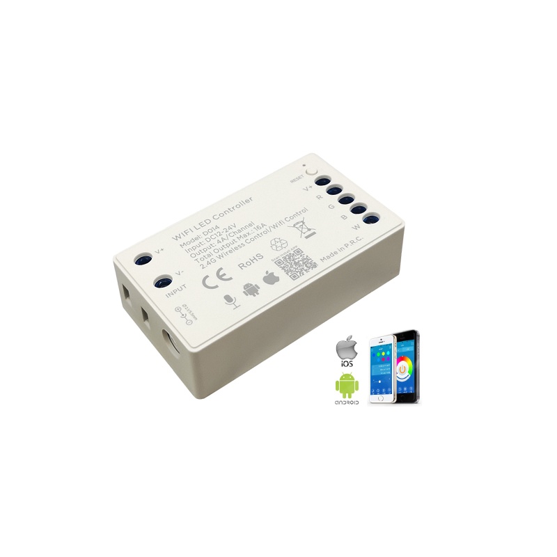RGBW WIFI TUYA LED Controller 12V 192W - 24V 384W (D144) - Box360