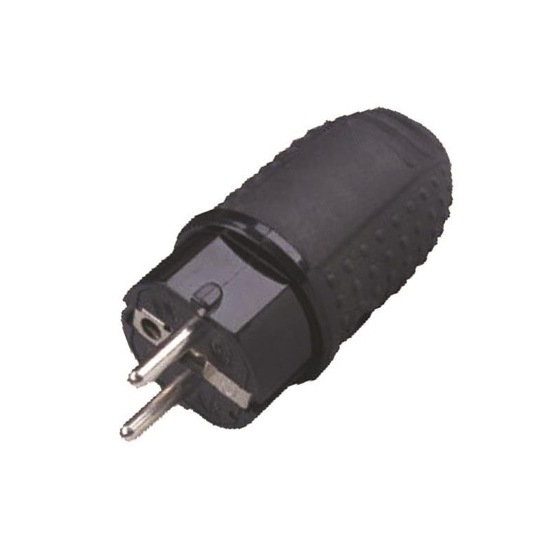 Eurolamp Φις Σούκο Αρσενικό Καουτσούκ Μαύρο (147-10032) - Box360